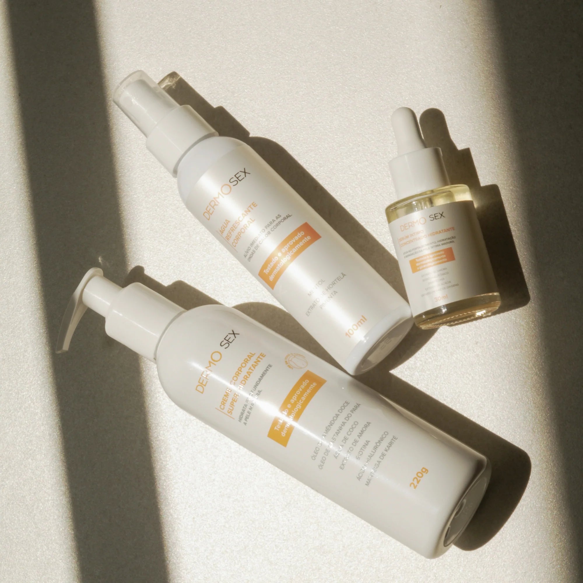 Kit Dermo Mature Creme Corporal + Sérum íntimo + Água refrescante – A ...